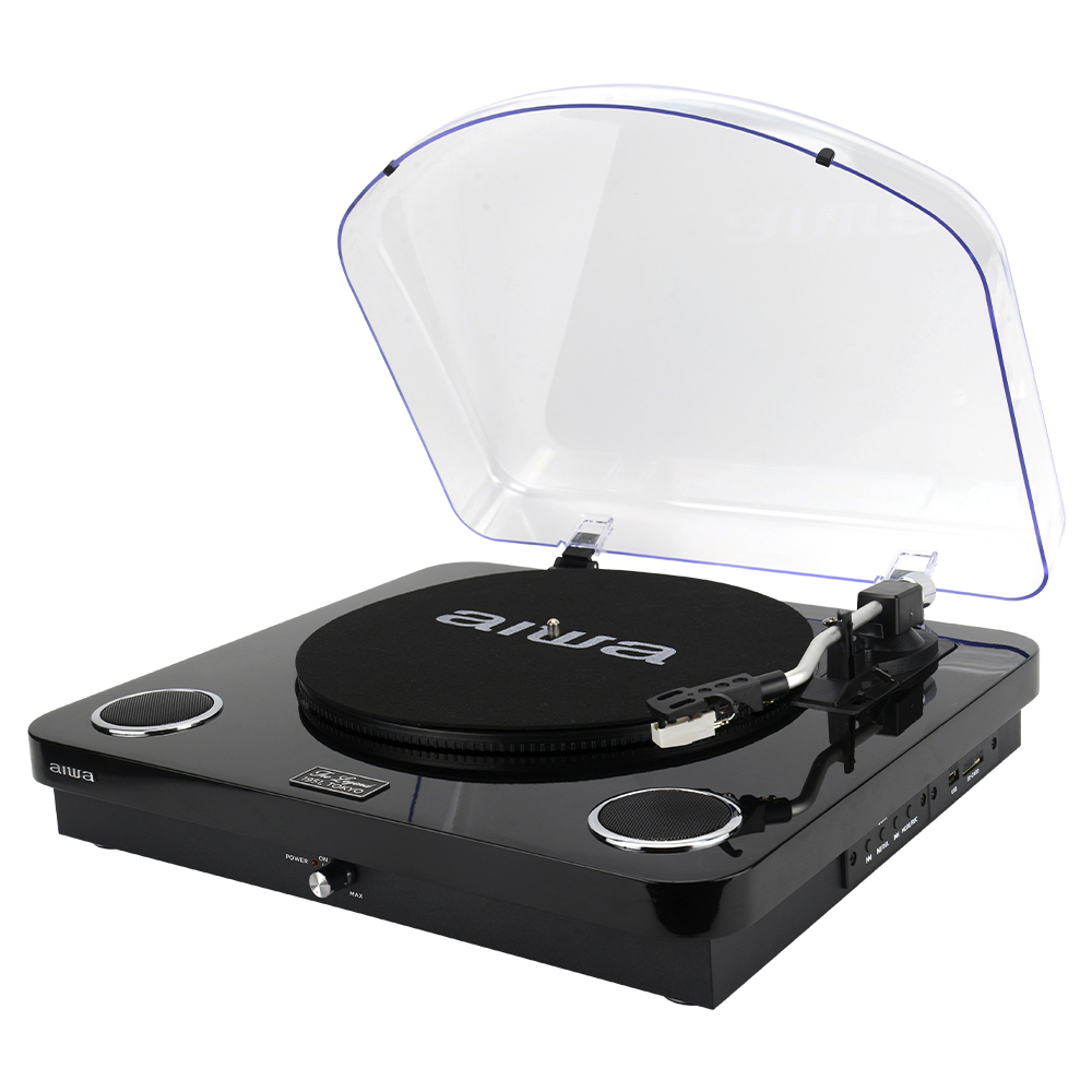 AIWA Hi-Fi Gramofon Crni GBTUR-120BKMKII | Big Bang – Kupi odmah