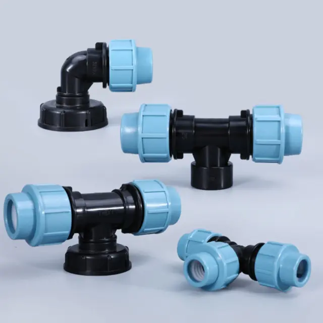 2-pack IBC adapter za spremnike, DN20 brzo-spoj PE, crno/plavo | Big ...